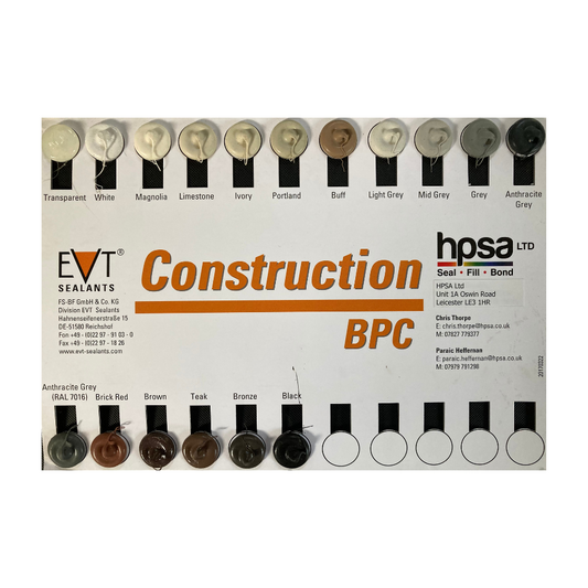 EVT Sealants Product Range – HPSA
